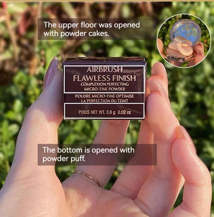 British CT Pressed Powder Sample 0.8g Mini Oil Control Setting Powder ...