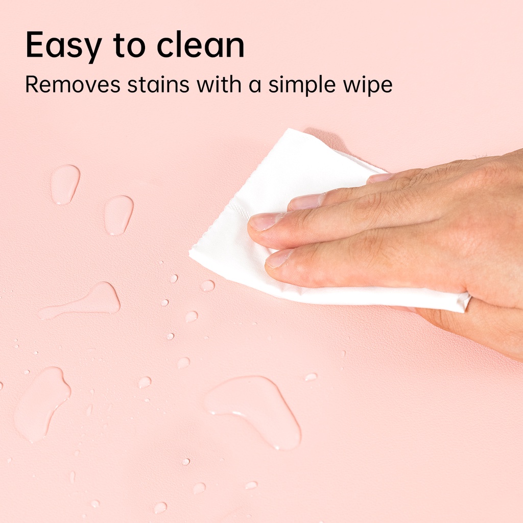 Deli Vusign Mouse Pad Double—Side PU Leather Gaming Mouse pad Keyboard ...