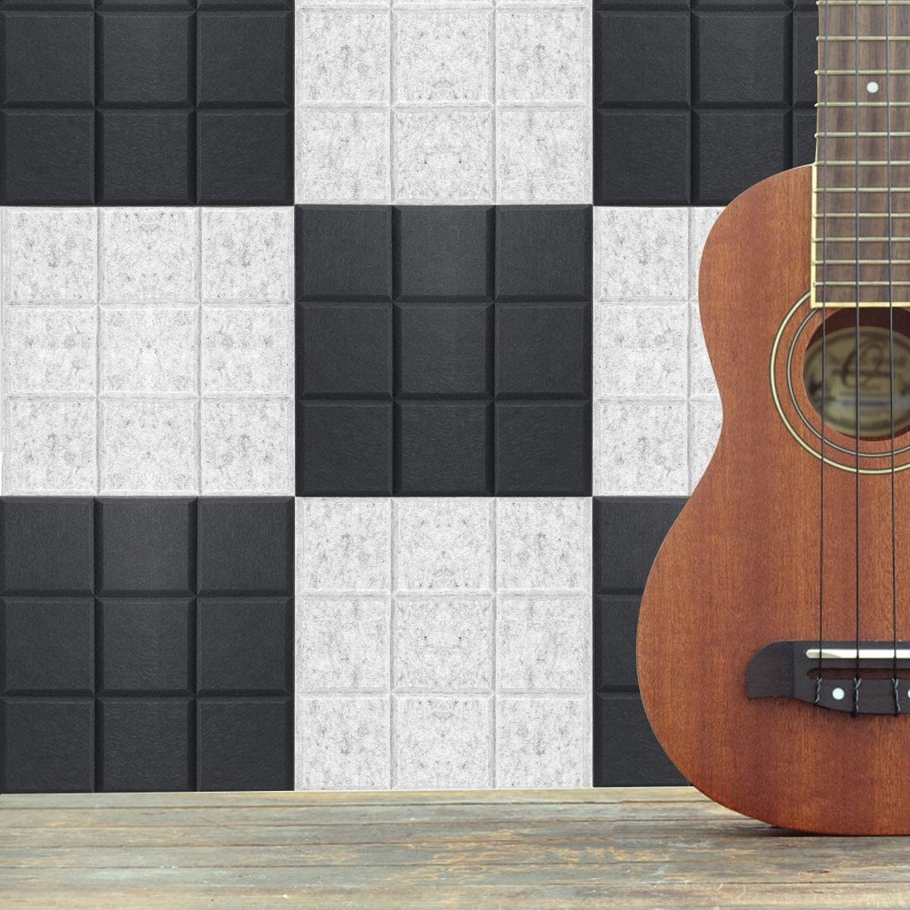 6PCS Acoustic Panel Sound Proof Foam Hexagon/Square Cork Board Acoustic ...