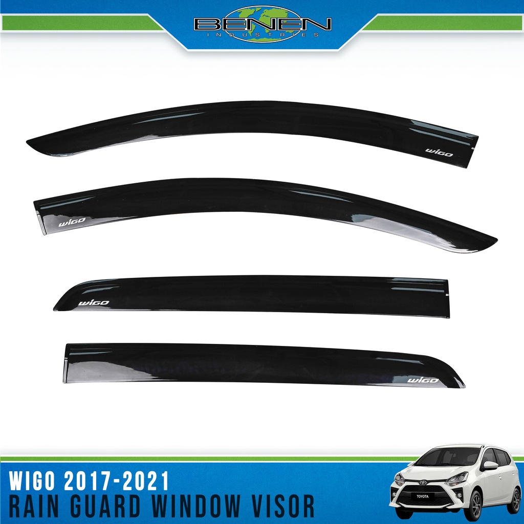 Rain Guard Window Visor WIGO 2012 - 2026 | Shopee Philippines