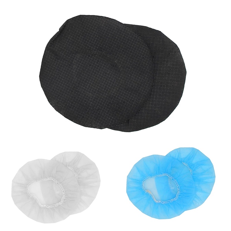 5/10/15 Pair Disposable Headphone Covers Stretch Non-Woven Sweat-proof ...