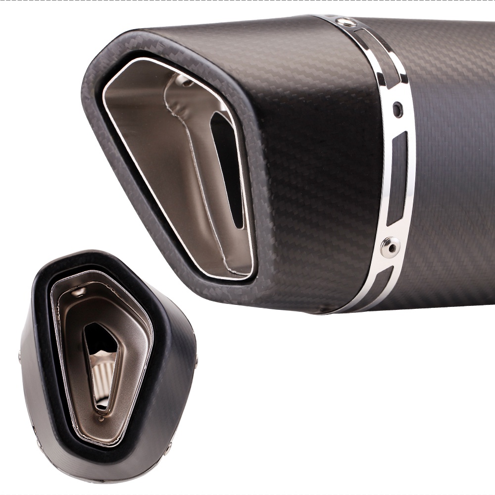 MOTORCYCLE 51MM SC PROJECT MUFFLER PIPE STAINLESS EXHAUST PIPE | Shopee ...