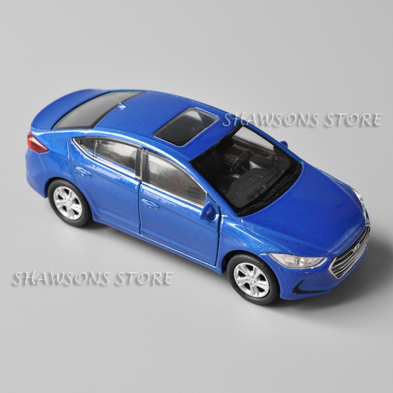 Welly 1:36 Scale Diecast Metal Model Car Toy Hyundai Elantra Pull Back ...