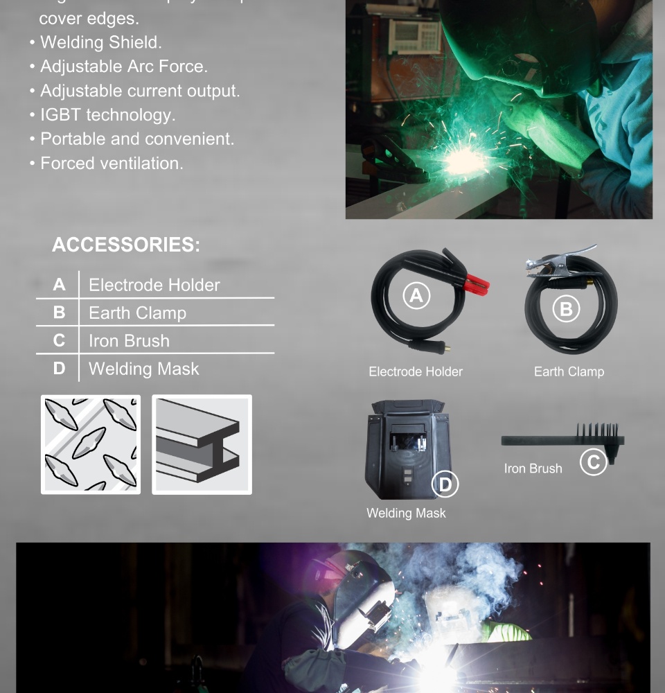 Greenfield 300A MMA Inverter Welding Machine | Shopee Philippines