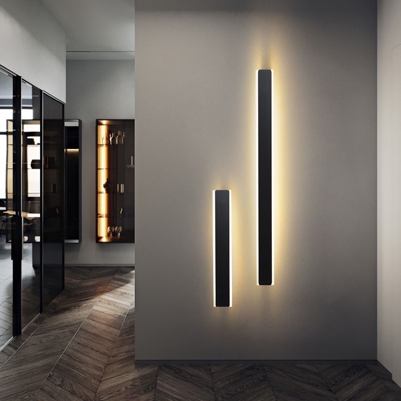 Modern LED long wall lamp 40cm60cm80cm outdoor waterproof IP65 villa ...