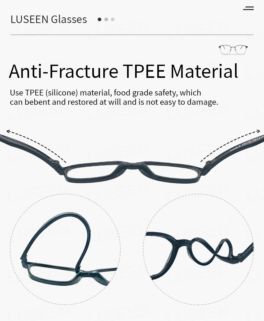 LUSEEN Anti Radiation Eye Glasses Round Frame Anti Rad Glasses For Kids ...