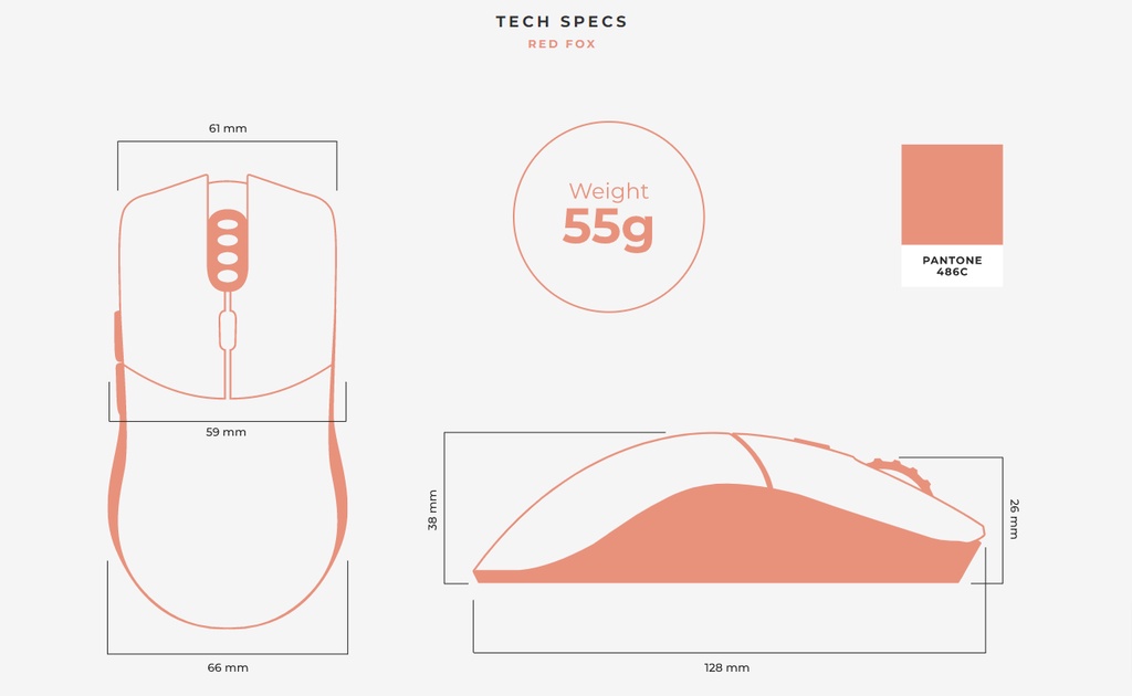 Glorious Forge Model O Pro Wireless Gaming Mouse (Red Fox) | Shopee ...