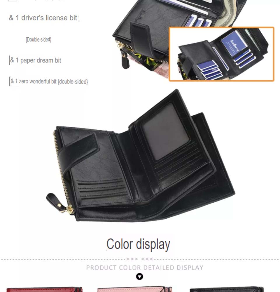 Baellerry New Genuine Leather Wallets Small Famous Brand Wallet Female ...