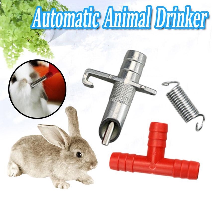 10 Sets Automatic Rabbit Water Feeder Drinker For Pet Rabbit Bunny ...