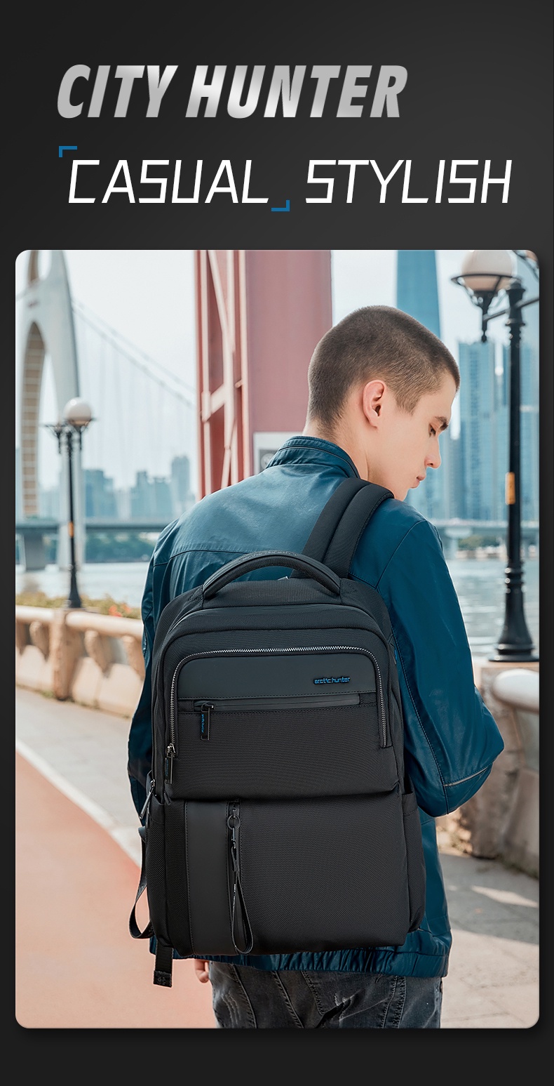 Arctic Hunter City Hunter Series B00477 Water Resistant Anti Theft Backpack 15.6" Laptop ...
