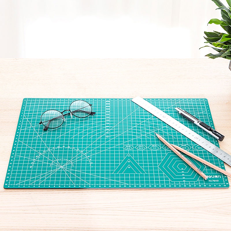 Deli A3 Cutting Mat Self-Healing PVC Patchwork DIY Tool Board Carving ...