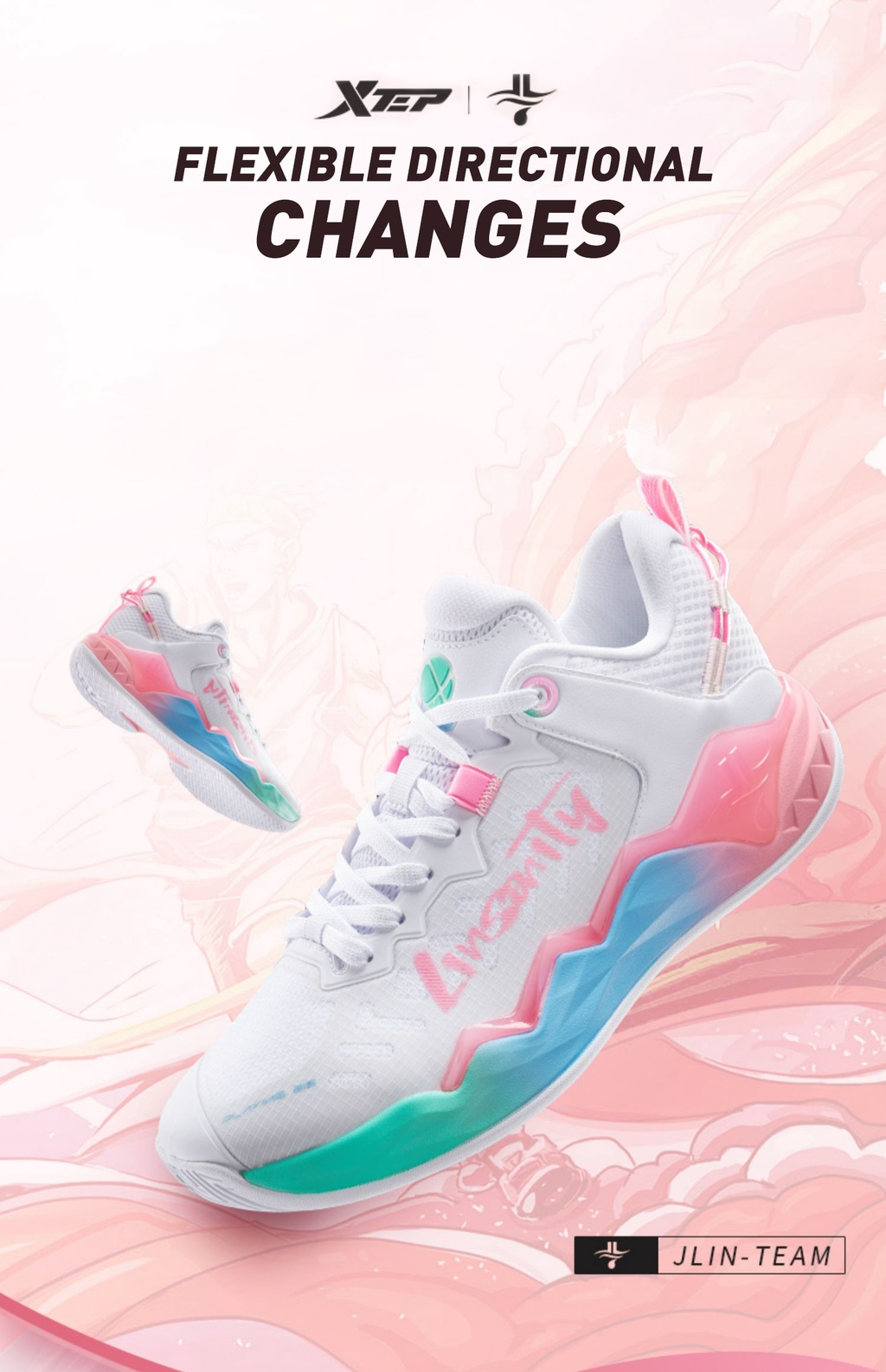 Xtep Jlin-Teamv2 Basketball Shoes For Men | Shopee Philippines