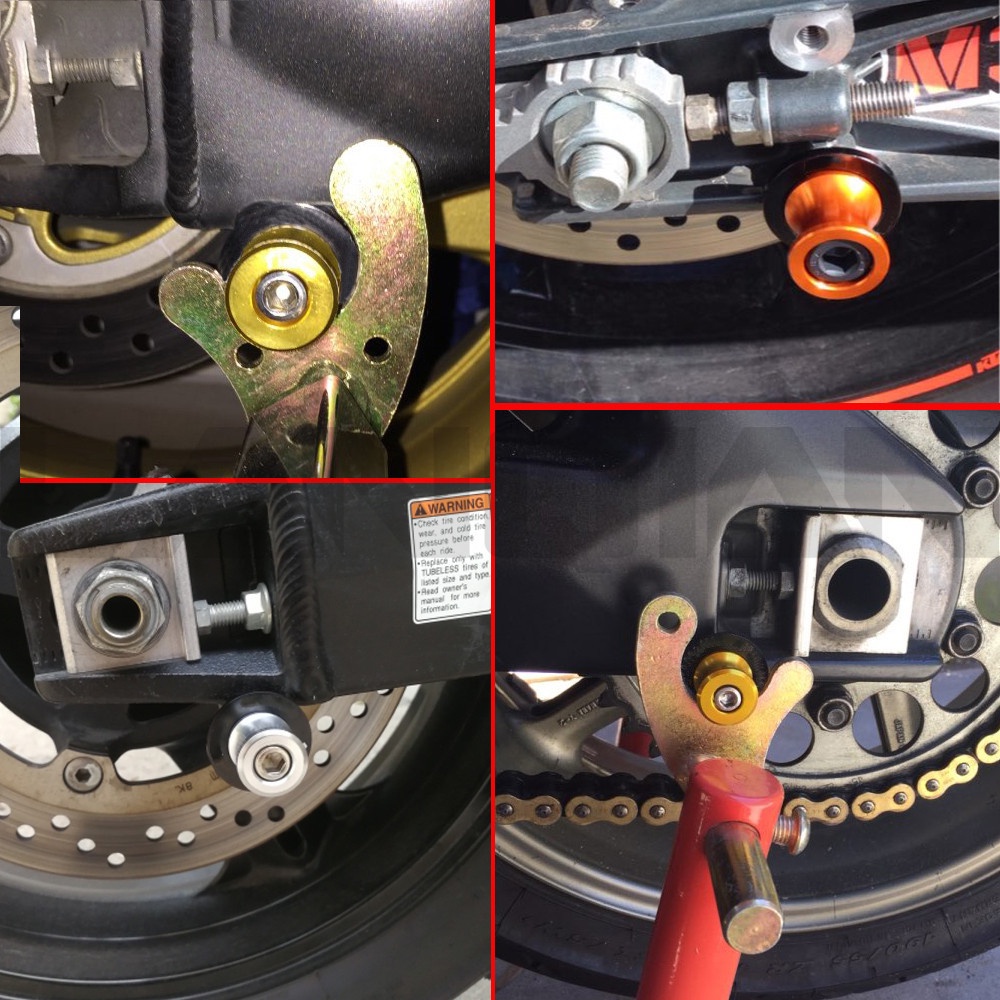 8MM For BMW G310GS G310R 2017 2018 Motorcycle CNC Swingarm Sliders ...