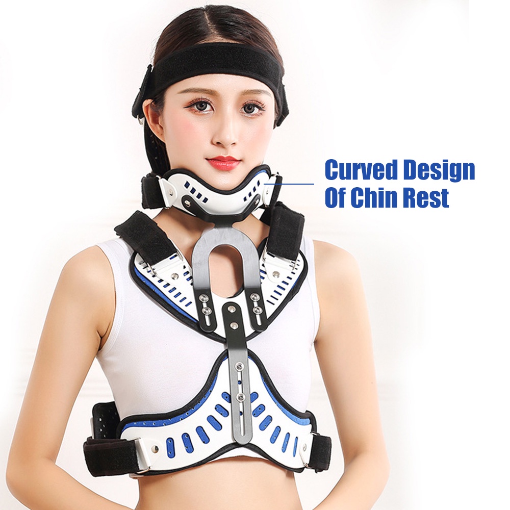 Adjustable Cervicale Corrector Support Collar SpineThoracic Orthosis ...