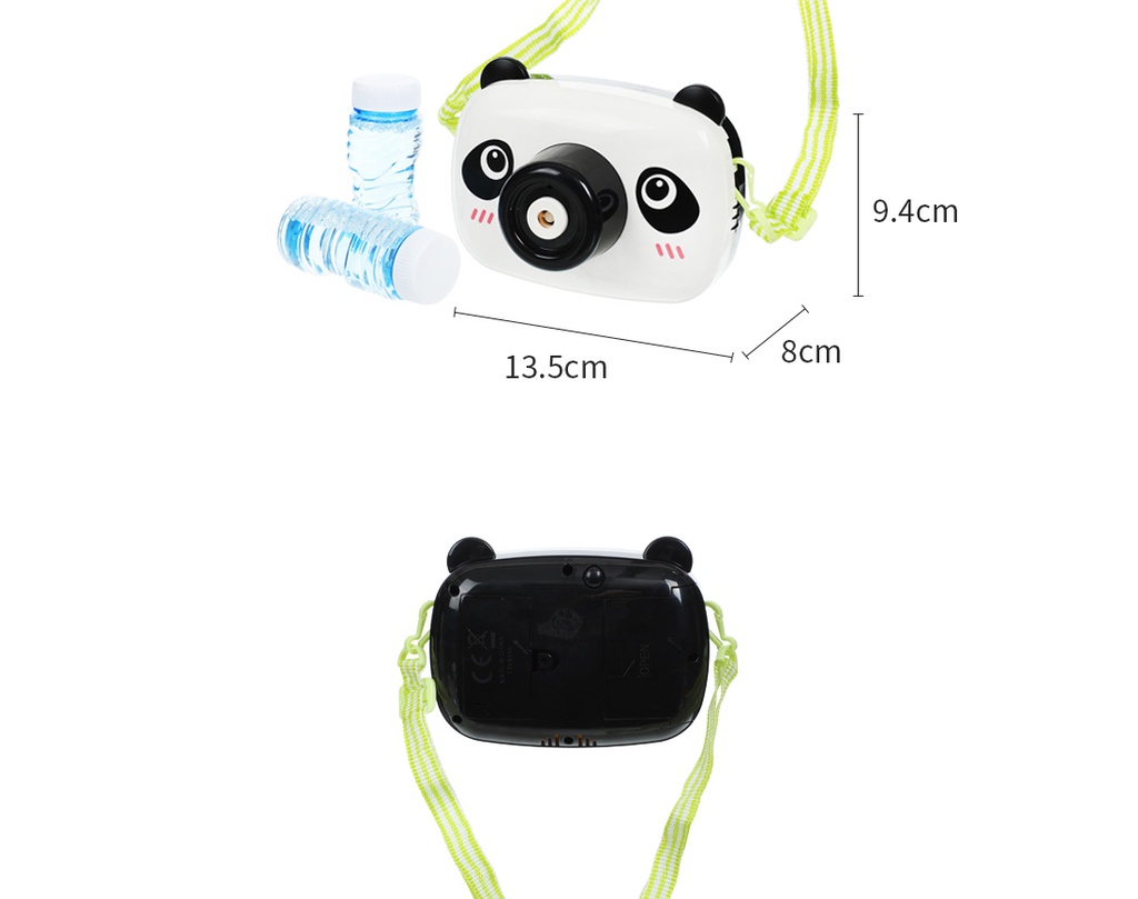 MINISO Animal Series Electric Camera Bubble Machine Foam Outdoor Play ...