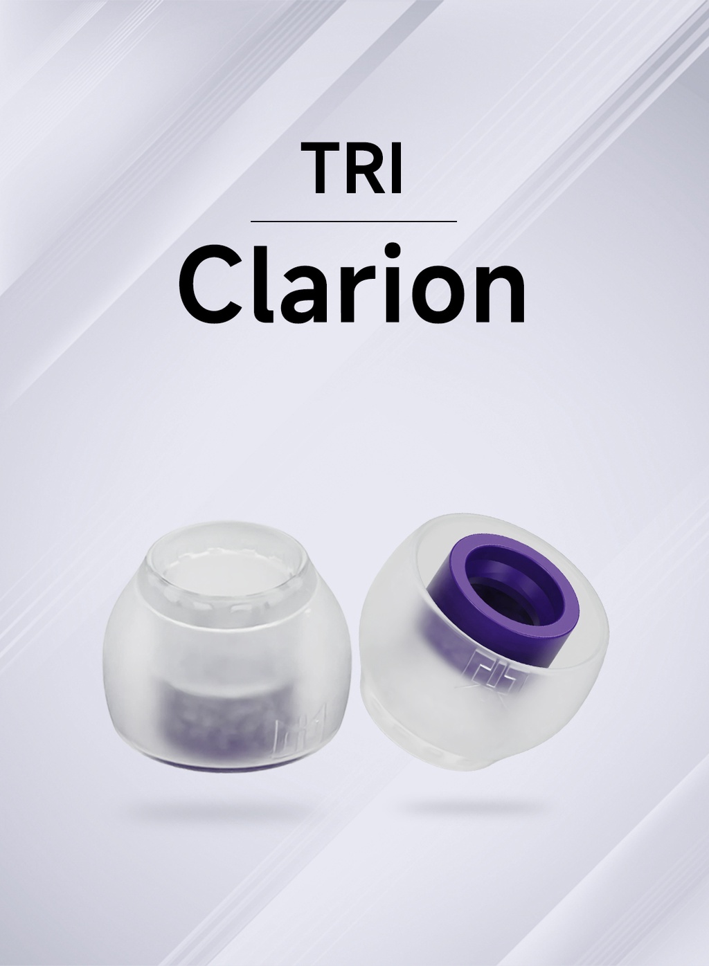 TRI Clarion Silicone Earphone Eartips 3 Pairs for S/M/L Size Headphone ...