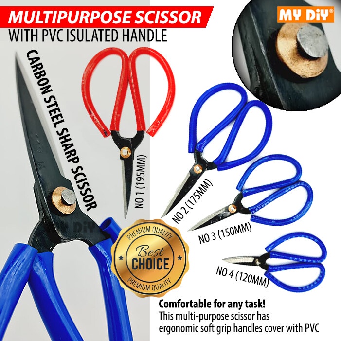 MYDIYSDNBHD - Multipurpose Scissor Old Fashion Big Head Scissor with ...