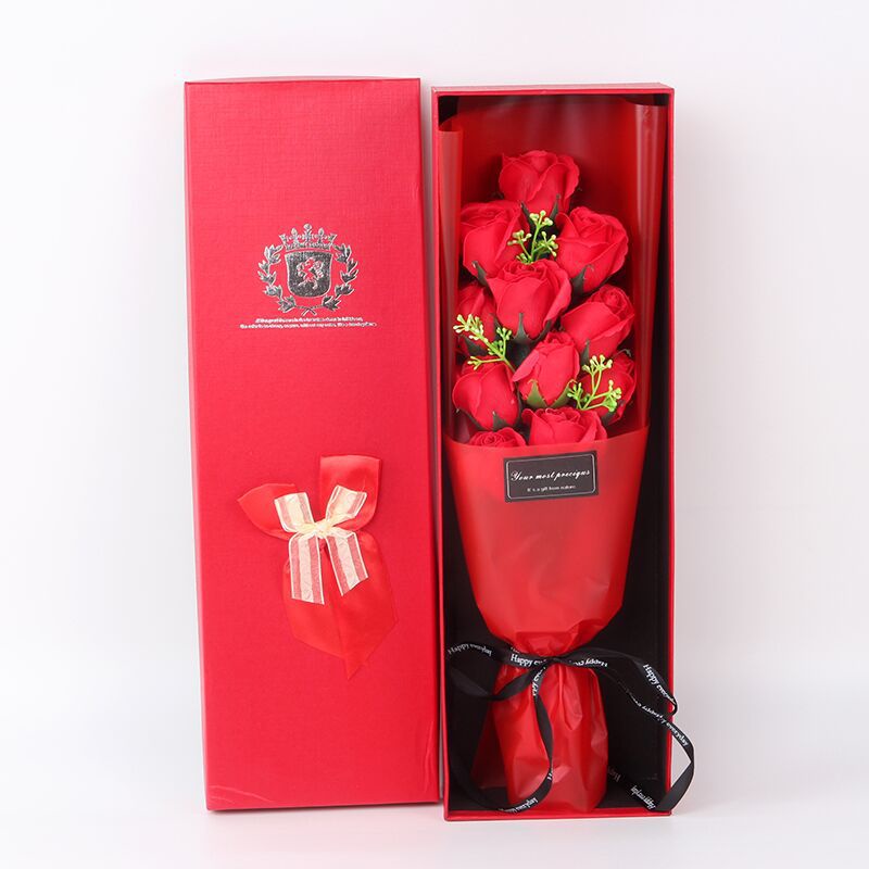 Soap Flower Rose 33 Roses Gift Box Explosive Birthday Gift For ...
