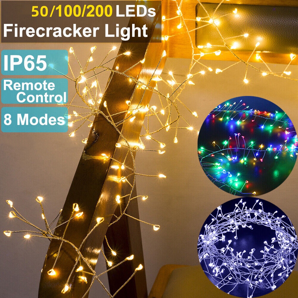 LED Christmas Lights Firecracker String Lights Starry New Fairy Lights ...