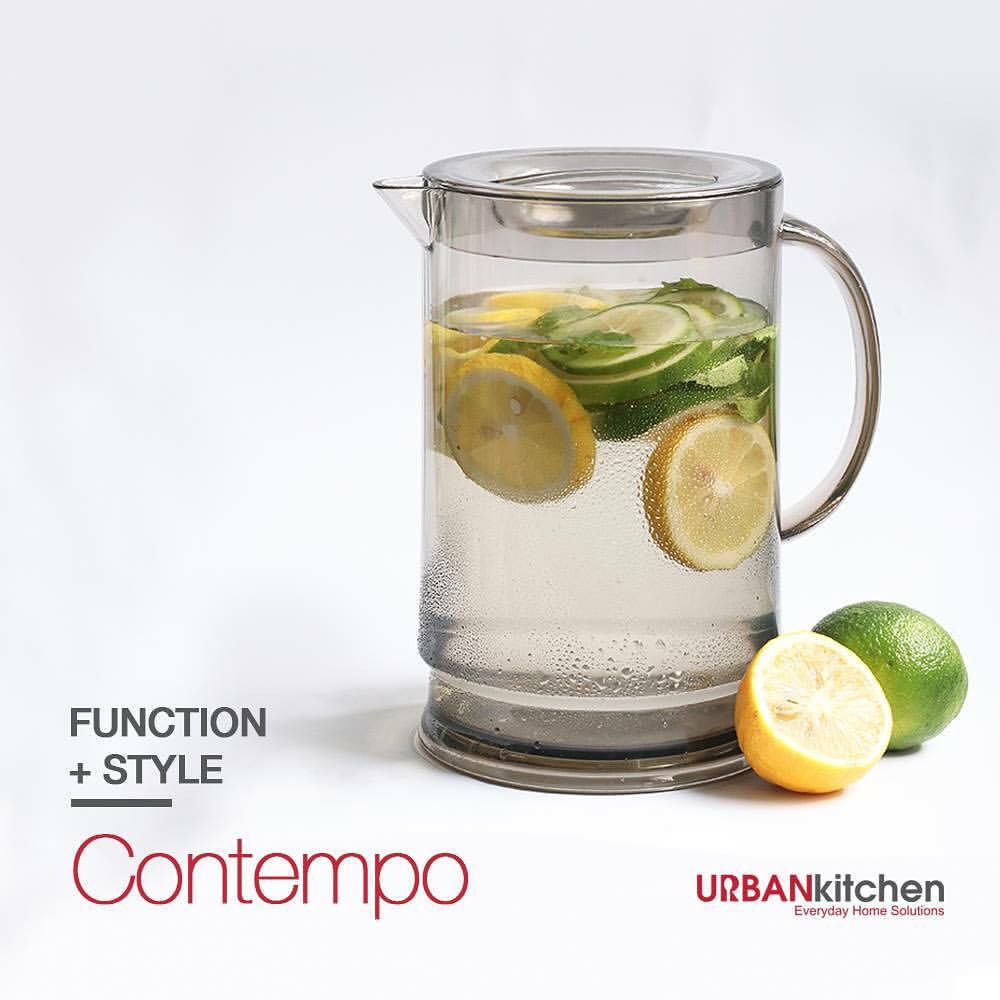 Urban Kitchen Contempo Pitcher 1.8L B1T1--Smoke | Shopee Philippines