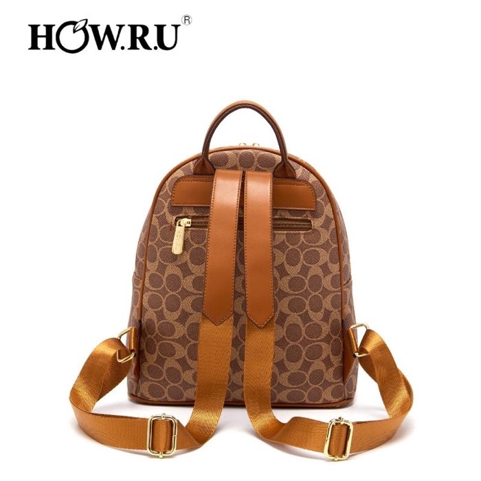 HOWRU BACKPACK MEDIUM LEATHER | Shopee Philippines
