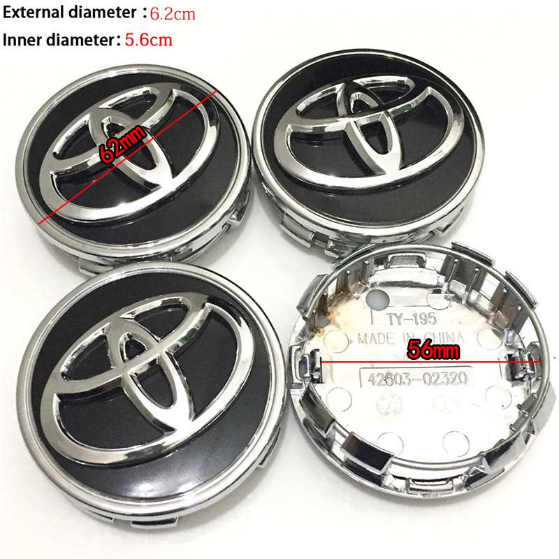 【Ready Stock】4PCS 62mm Car Wheel Center Hubcap Hub Cap Emblem for ...