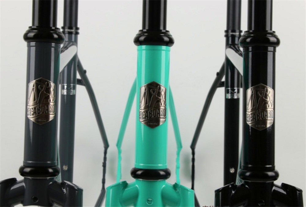 TSUNAMI SEABOARD frame new CX01 disc brake version 700c road bike frame Renault 520 steel frame ...