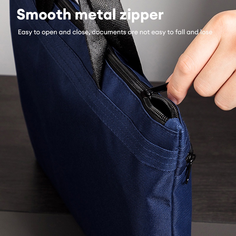 Deli Laptop Computer Storage Bag Handbag Double-Layer Storage Bag File ... Deli Laptop Computer Storage Bag Handbag Double-Layer Storage Bag File ...