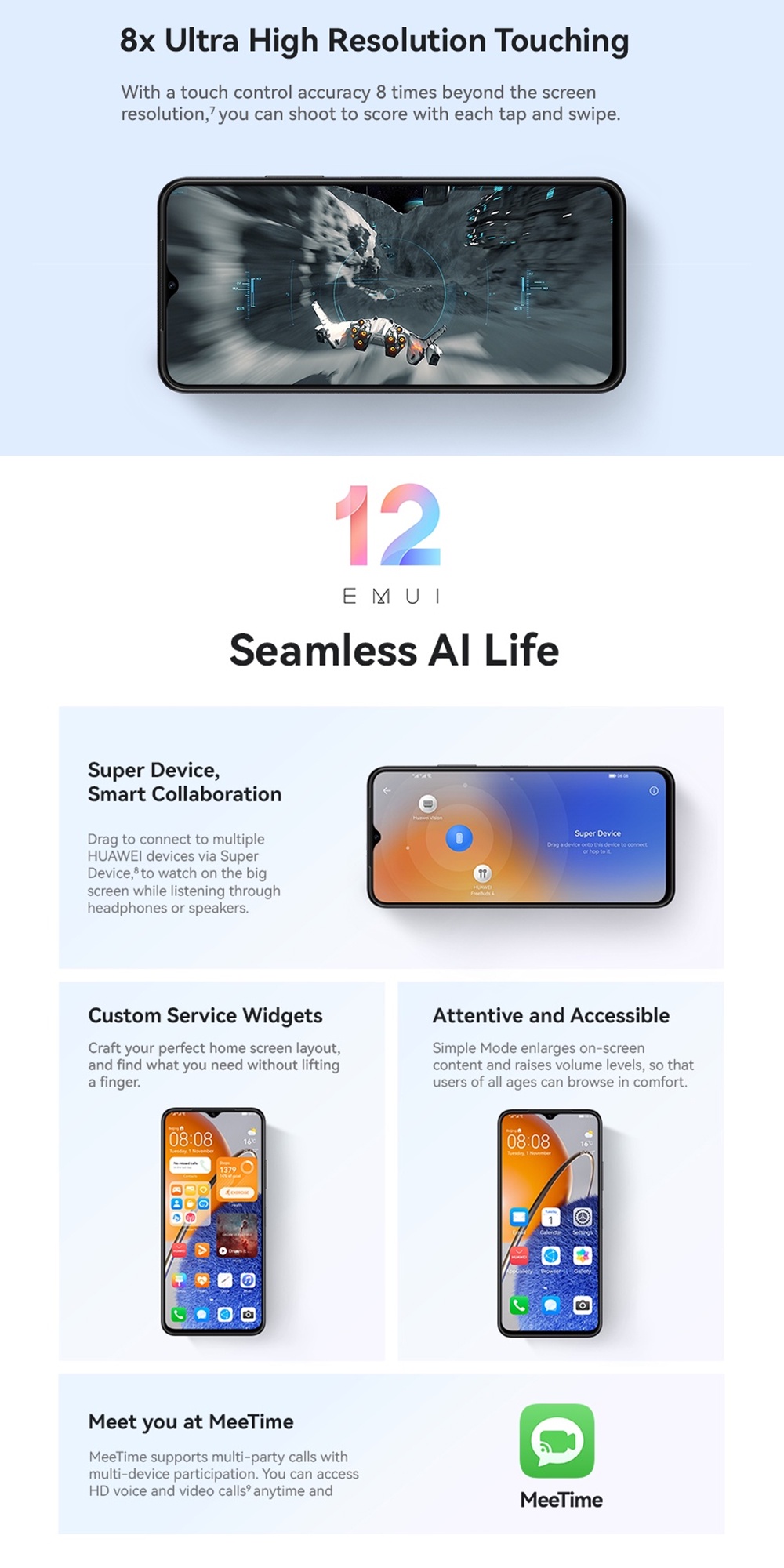 Huawei Nova Y61 Smartphone Ai Triple Camera Super Charge 22.5 W 6gb ...