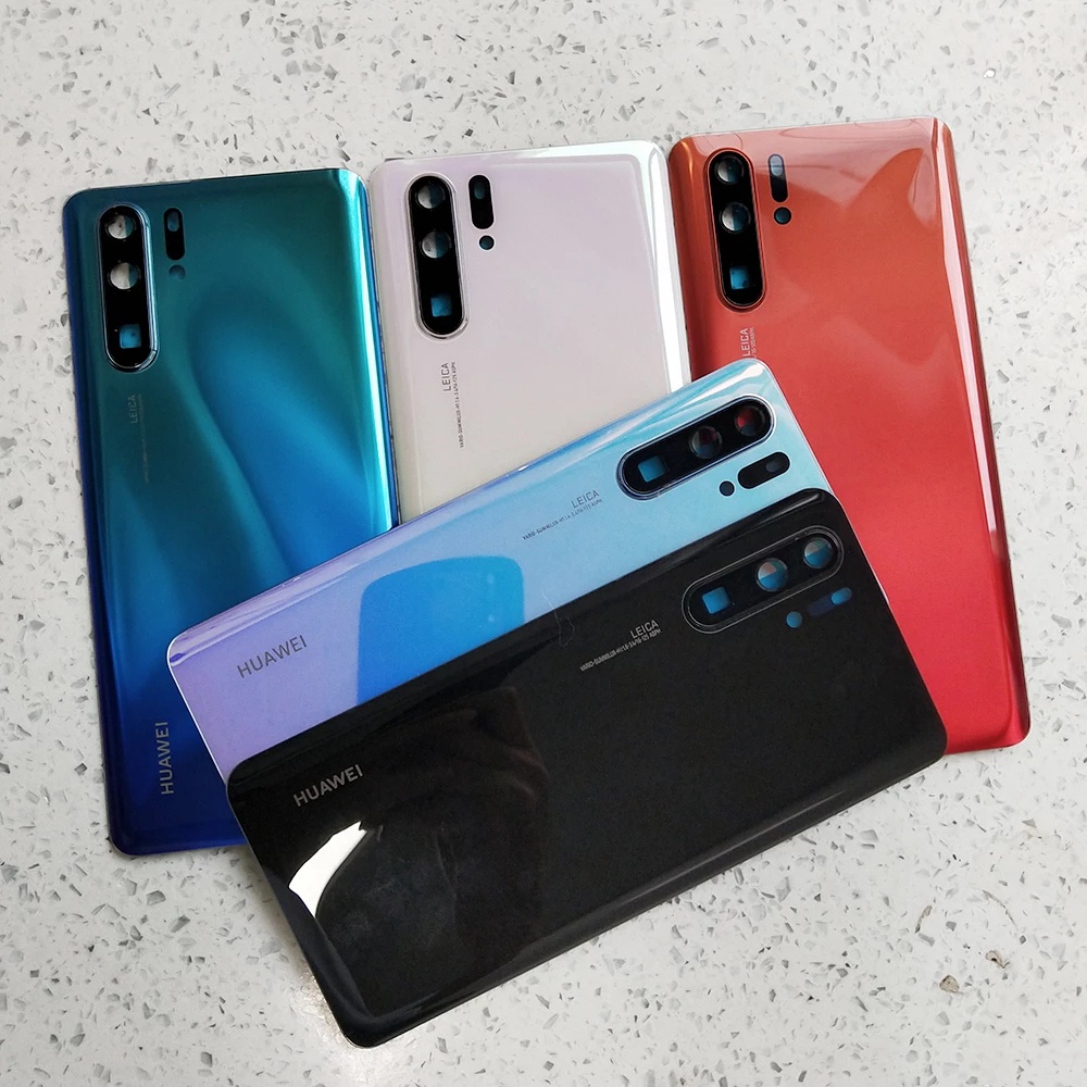 Huawei P30 P30 Pro Back Battery Cover Rear Glass Door Housing | Shopee ...