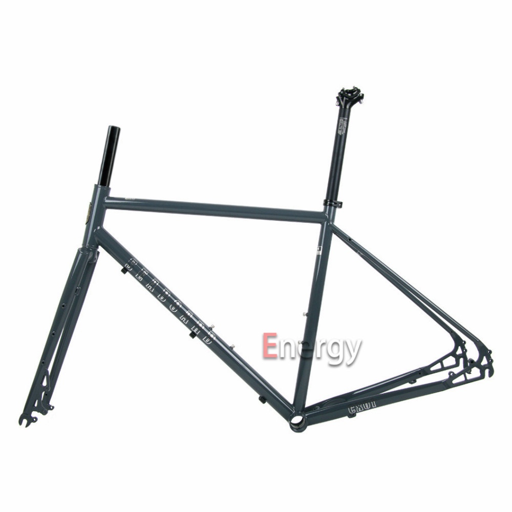 TSUNAMI SEABOARD frame new CX01 disc brake version 700c road bike frame Renault 520 steel frame ...