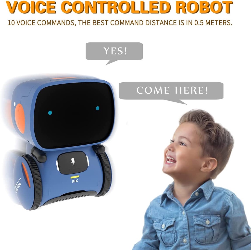 Emo Robot Smart Robots Dance Voice Command Sensor, Singing, Dancing ...
