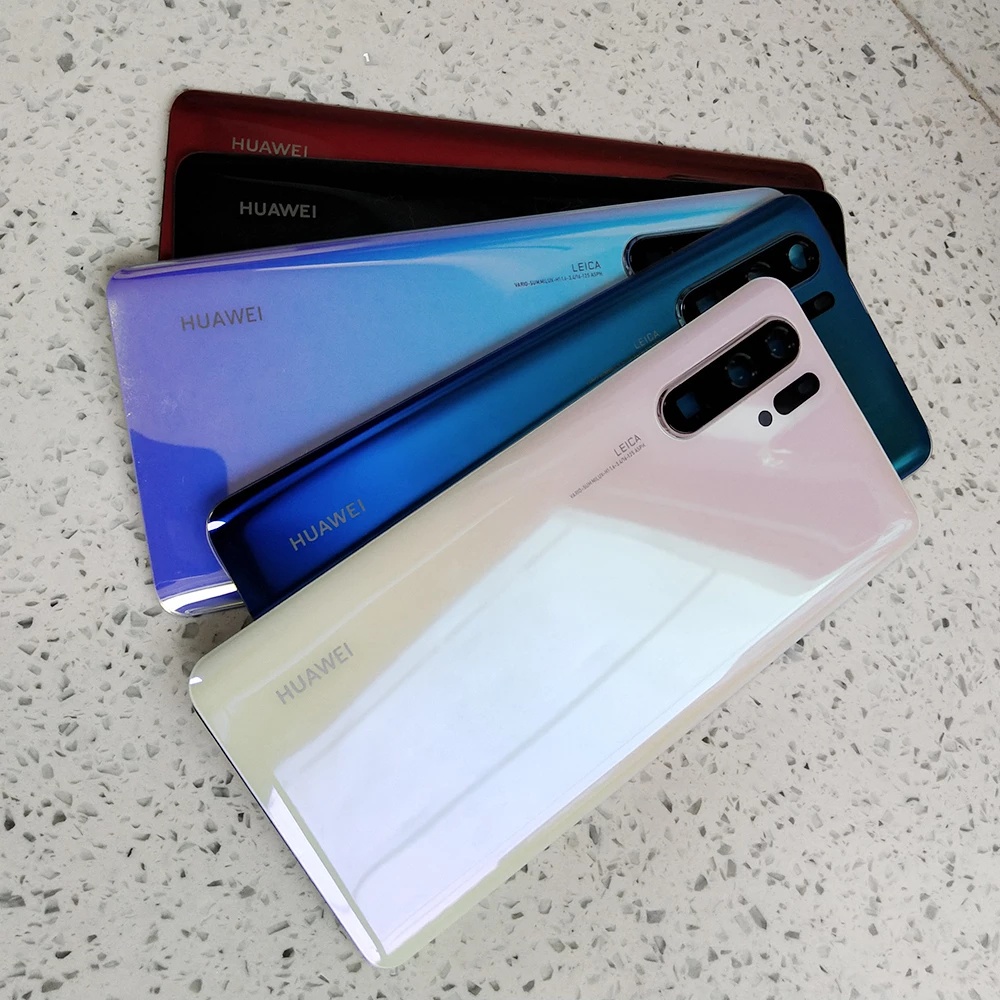 Huawei P30 P30 Pro Back Battery Cover Rear Glass Door Housing | Shopee ...