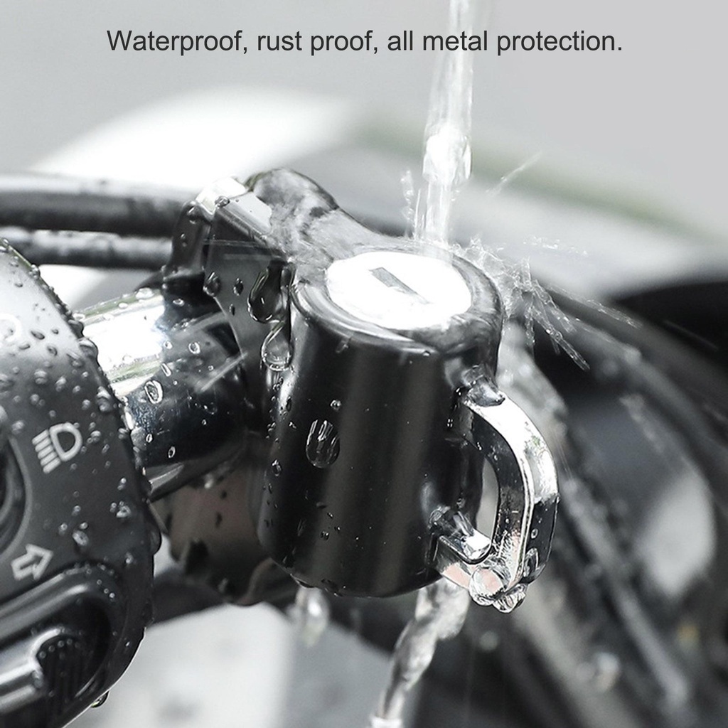 Universal Motorcycle Helmet Lock Anti-Theft Helmet Security Lock Metal ...