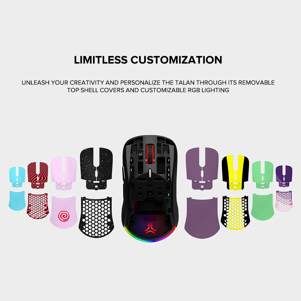 EasyPC | RAKK Talan Wireless Gaming Mouse with 100-16000 Max DPI, Huano ...