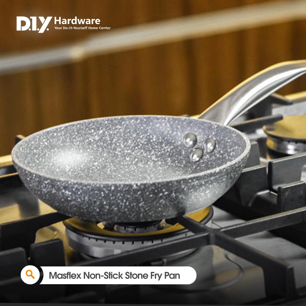 Masflex Stone Series 20 cm Aluminum Non-Stick Fry Pan Induction (NS ...