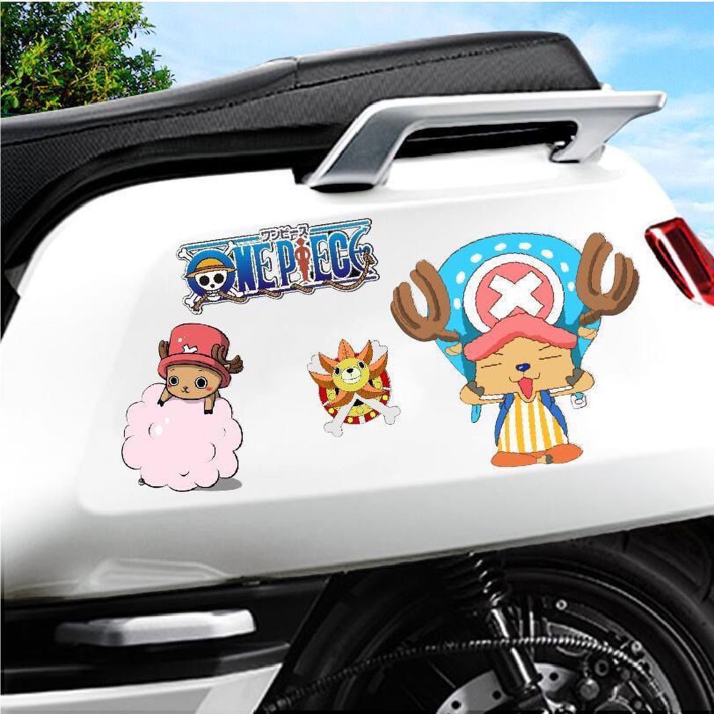 "One Piece" Luffy Chopper Zoro Motorcycle Electric Vehicle Waterproof ...