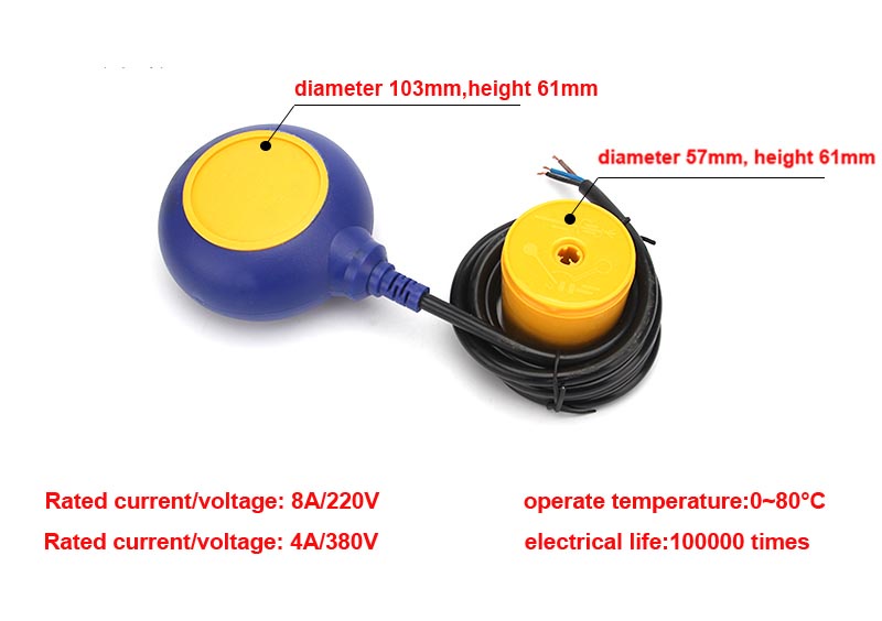 1M 2M 3M 4M 5M Float Switch Water Level Controller Level Gauge Water Tower Automatic Water Tank ...