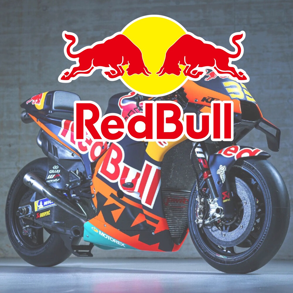 Red Bull Sponsor Logo Series Reflective Car Stickers Red Bull Car ...