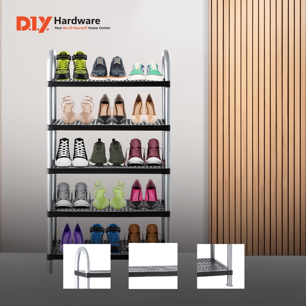 Megabox Shoe Rack 5 Layers (Mg-154-5L) Shoe Rack Organizer | Shopee ...