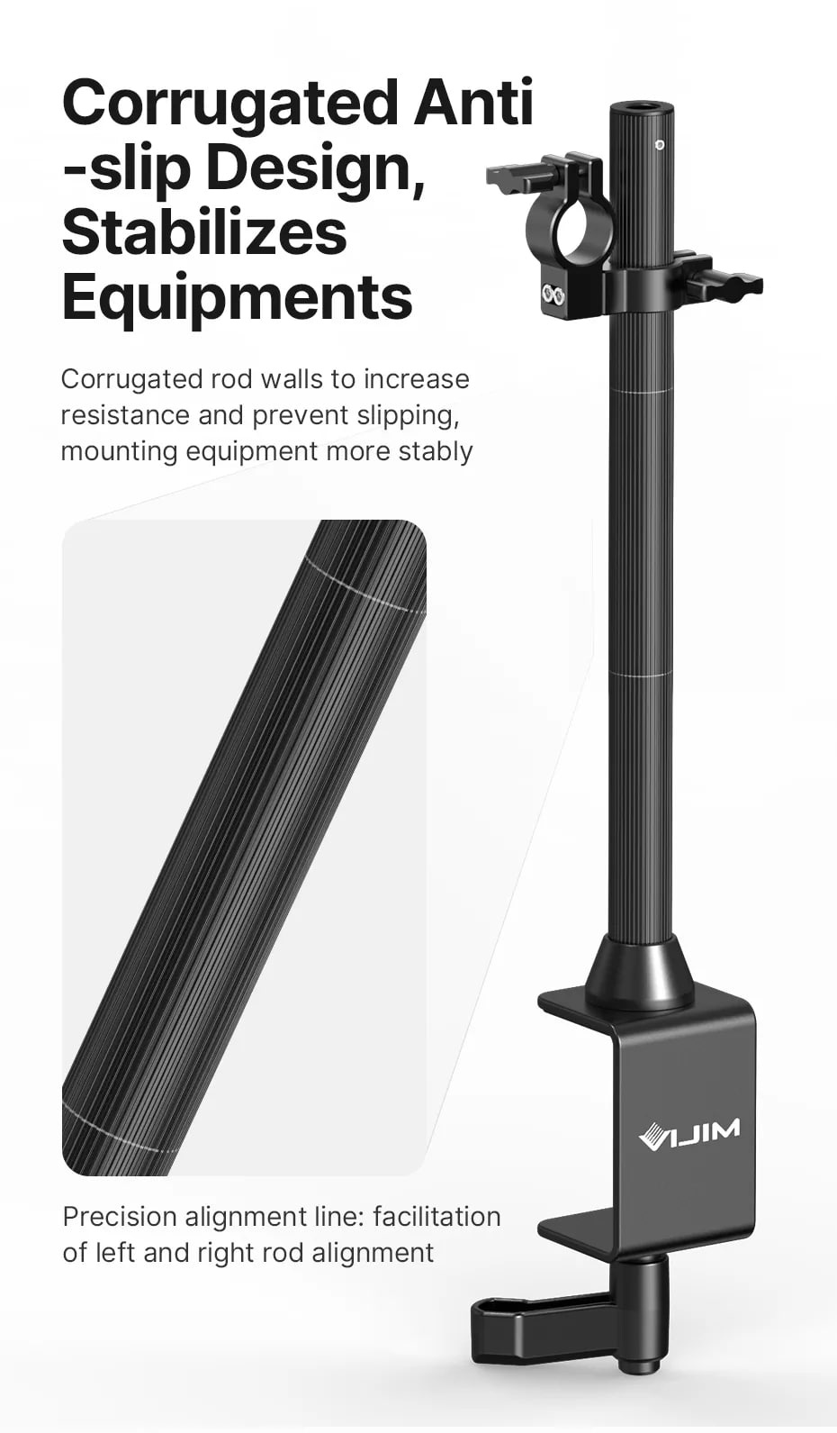 Vijim by Ulanzi LS15 Photo Studio Desktop Stand Frame w/ Aluminum Beams ...