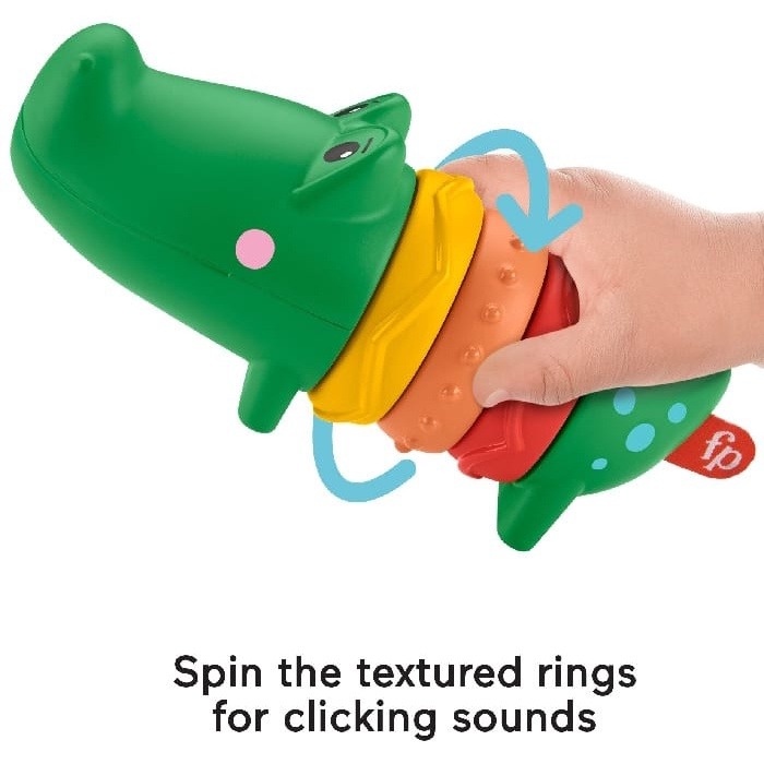 Fisher-Price Clicker Alligator Finger Skill Gross Motor Skill For Baby ...