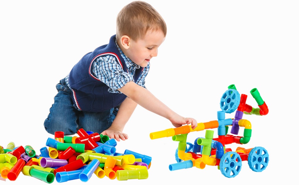 Big Size Pipe Building Toys Early Learning Educational Tubular Pipes ...