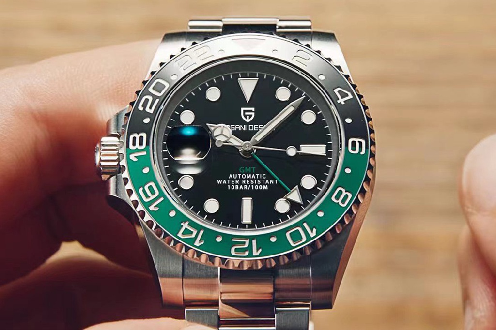 V3 PAGANI DESIGN New GMT NH34 Automatic Mechanical Watches Men's Luxury Sapphire Glass Japan ...