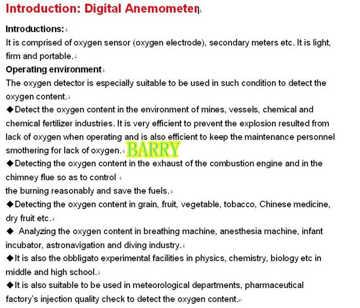 Professional Portable O2 Oxygen Concentration Content Tester Meter High Accuracy Oxygen Detector