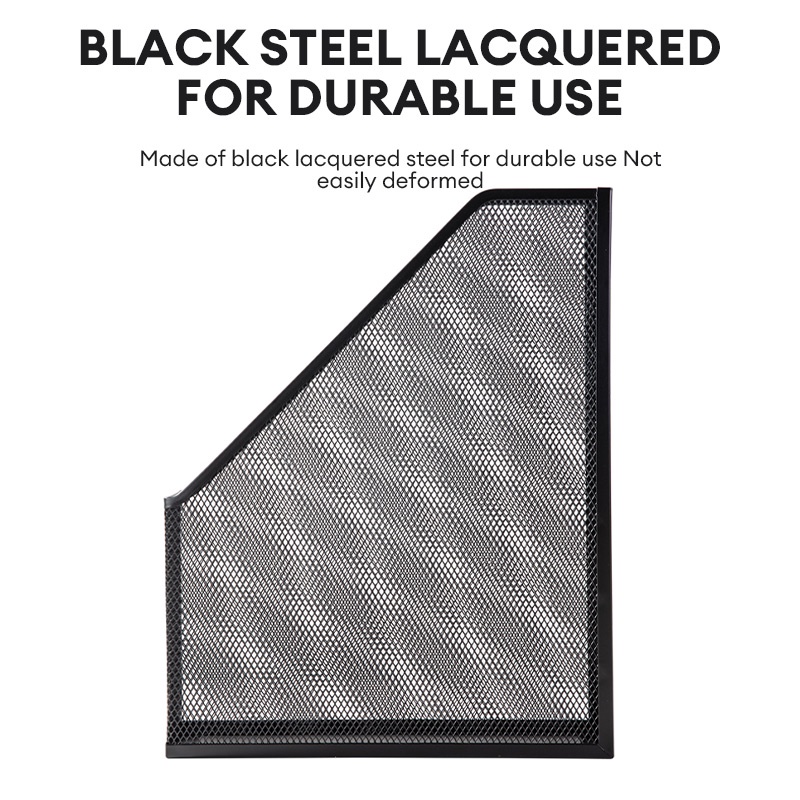 Deli E9186 Desktop File Holder Magazine document Oganizer Storage Rack ...