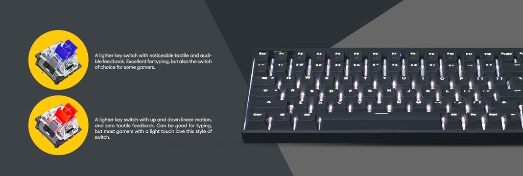 EasyPC | Starwave SW-GK06 84 keys Mechanical Keyboard | Shopee Philippines