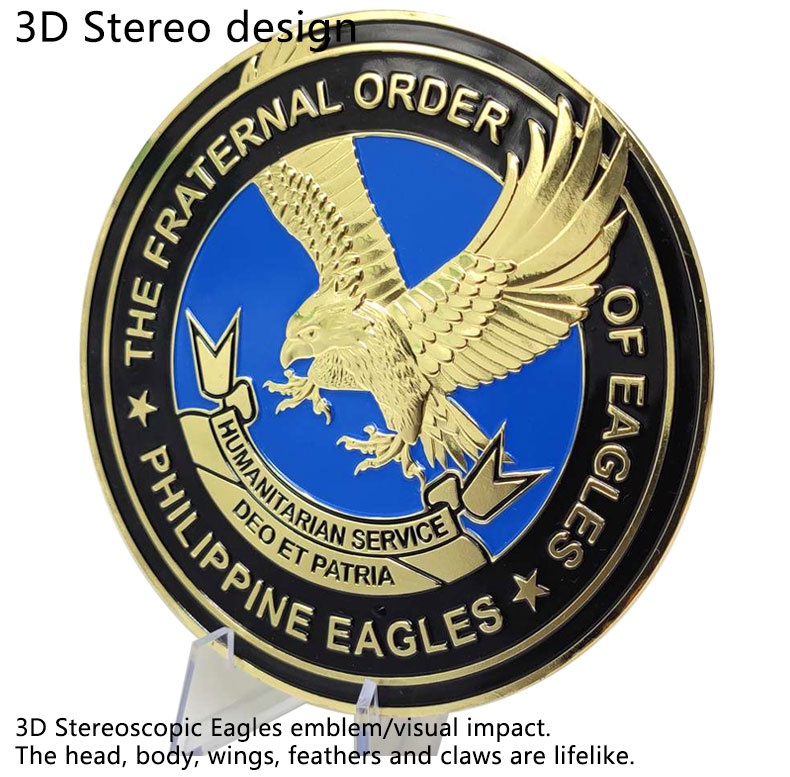 High-Quality 4inch Solid the Fraternal Order of Eagles- Philippine ...