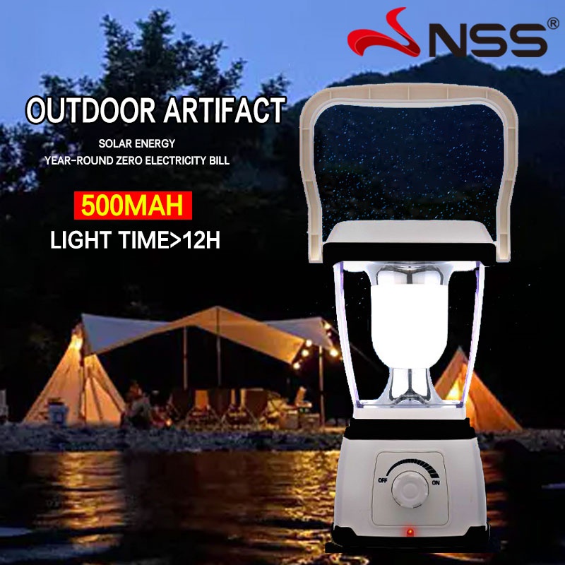NSS solar portable emergency light solar rechargeable high brightness ...