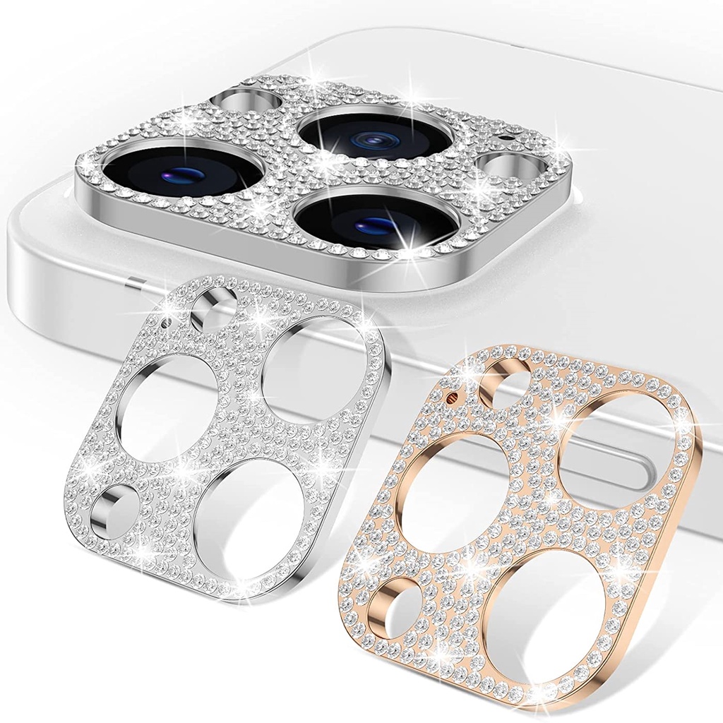 Deluxe Diamond Camera Lens Protector For iphone 14 12 Pro max 14 Plus ...